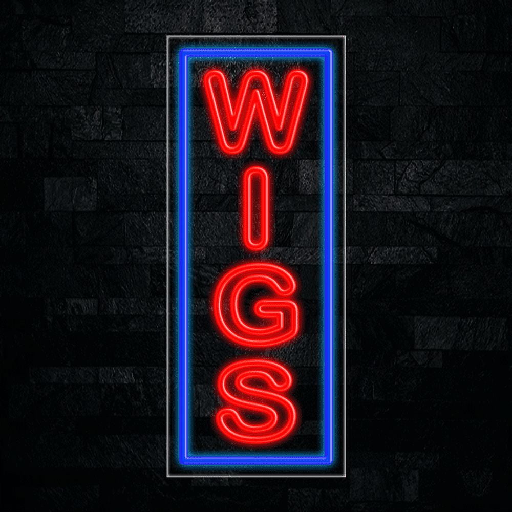 Wigs-LED Neon Sign 12"L x 30"H #31036 - Walmart.com