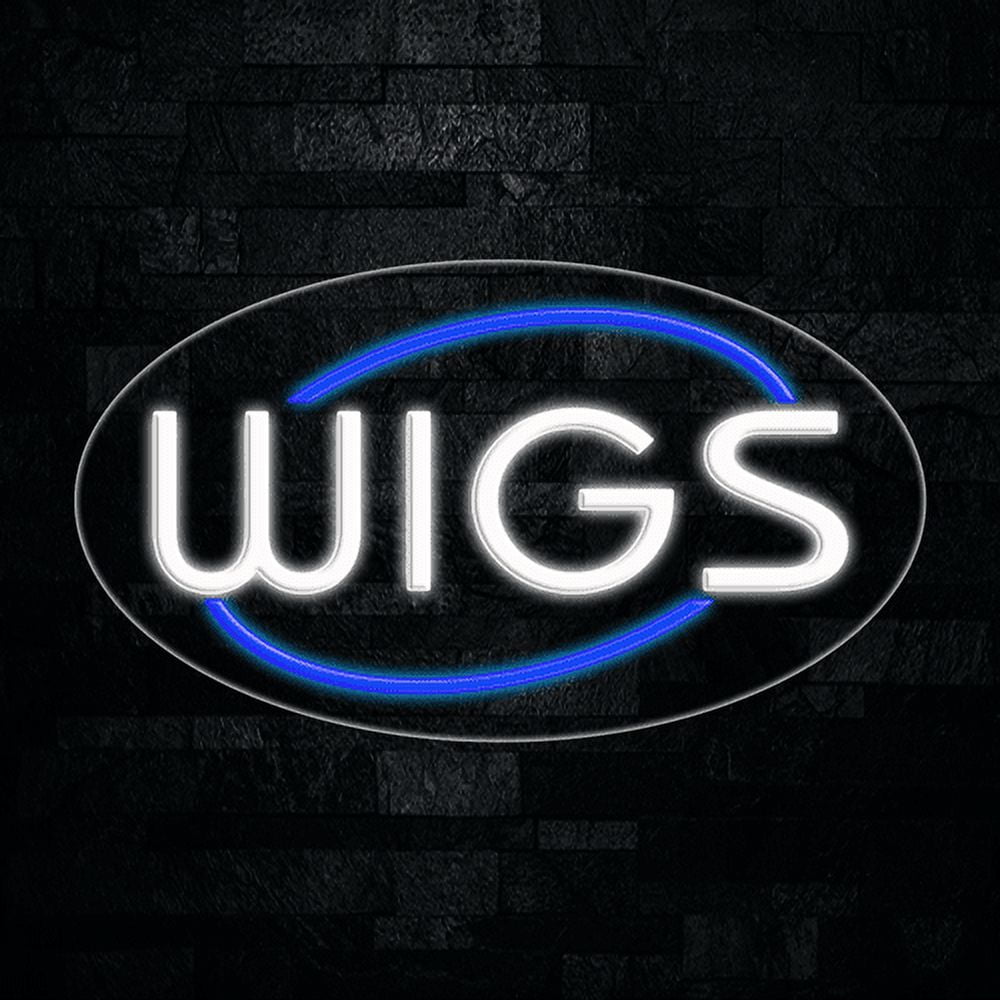 Wigs LED Neon Sign 28"L x 16"H #34131 - Walmart.com