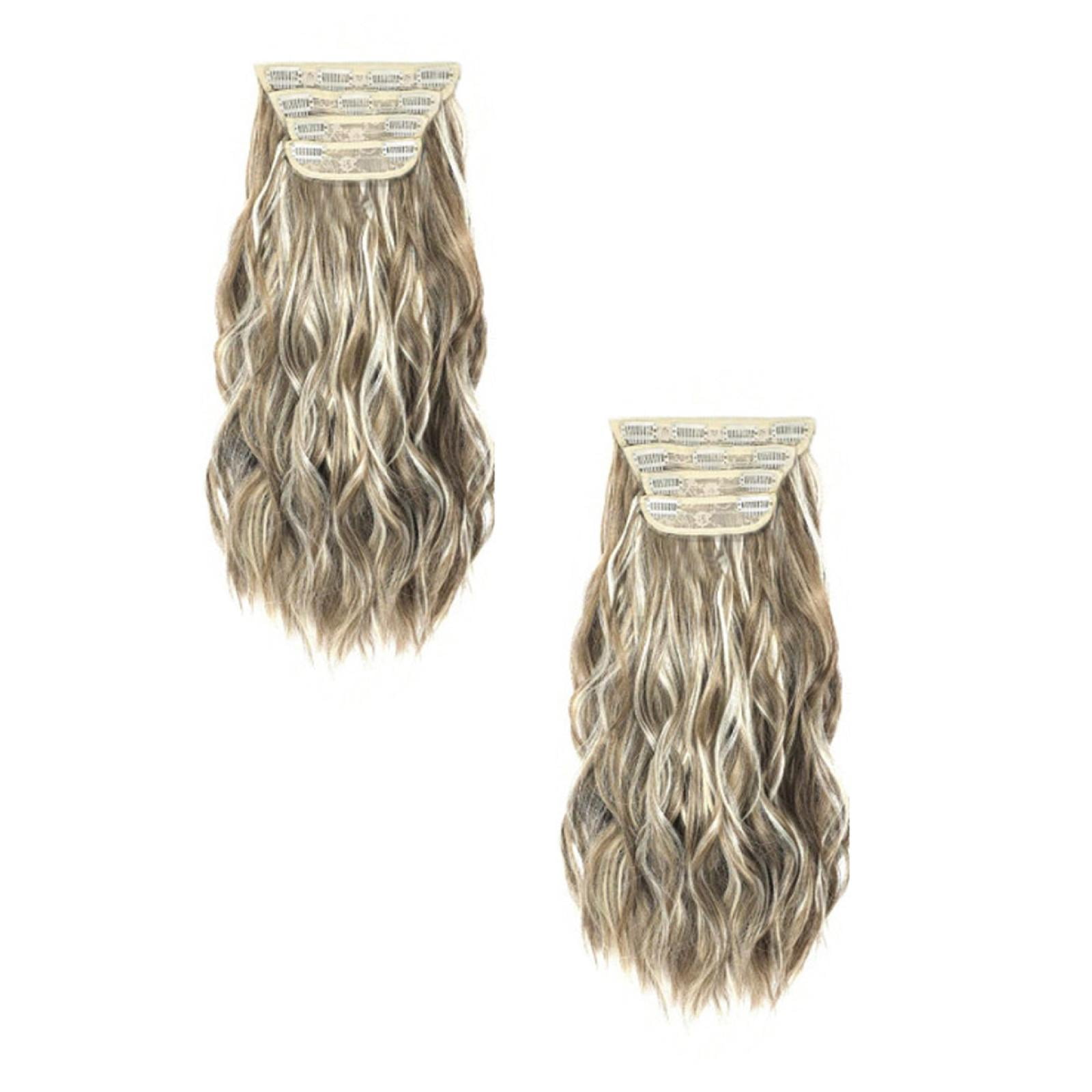 Wigs Medium Length, Long Curly Hair Wig with Water Ripple to increase ...