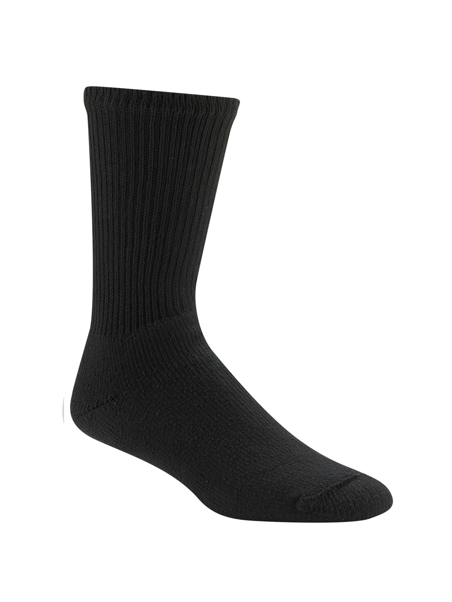 Wigwam Men's King Crew Athletic Socks, Large, Black - Walmart.com
