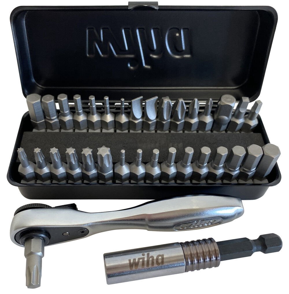 Wiha Bit Set,Steel,35 pcs. 74996 - Walmart.com