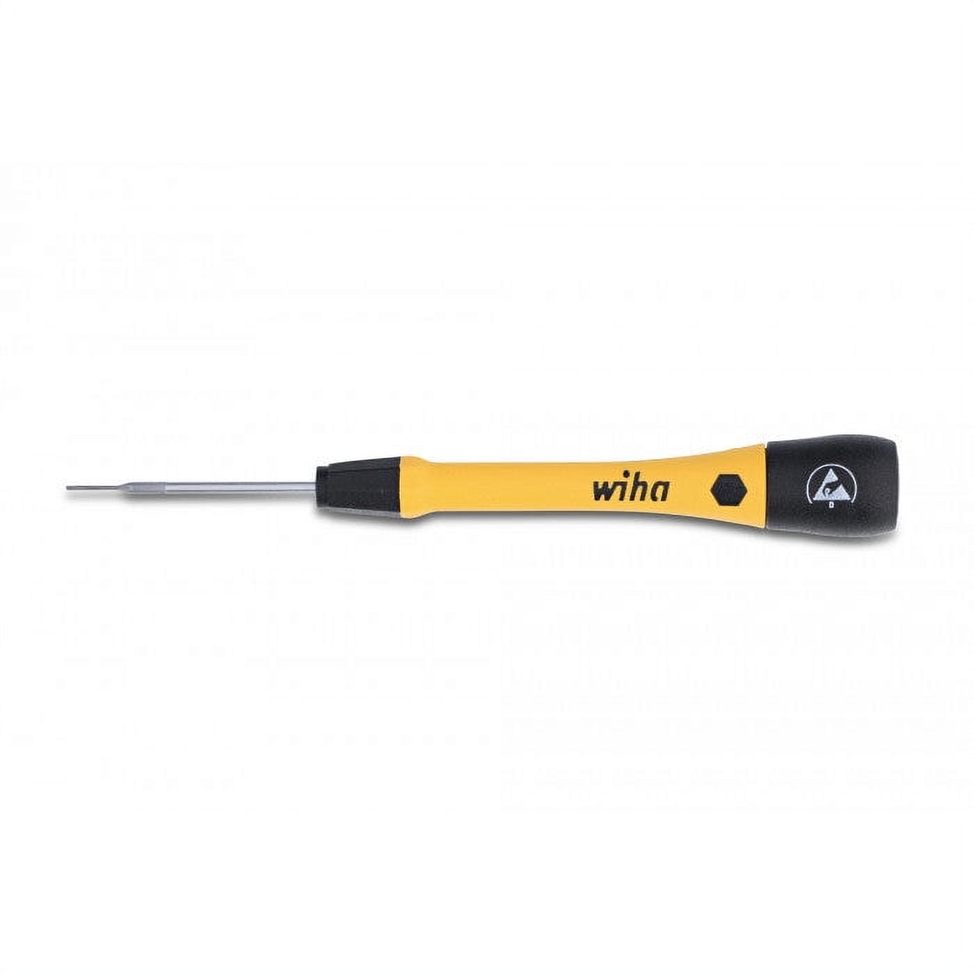 Wiha 27270 ESD Safe PicoFinish Precision Screwdriver - Slotted .8mm x ...