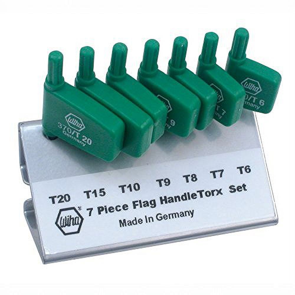 Wiha 37090 7 Piece Torx Flag Handle Stand Set - Walmart.com