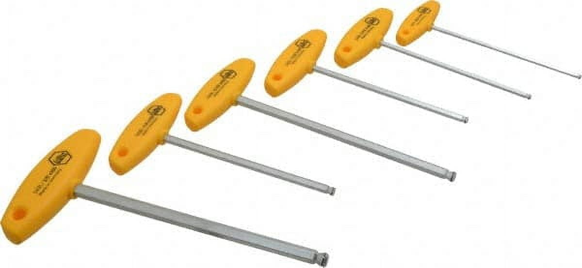 Wiha 6 Piece T-Handle Ball End Hex Key Set - Walmart.com
