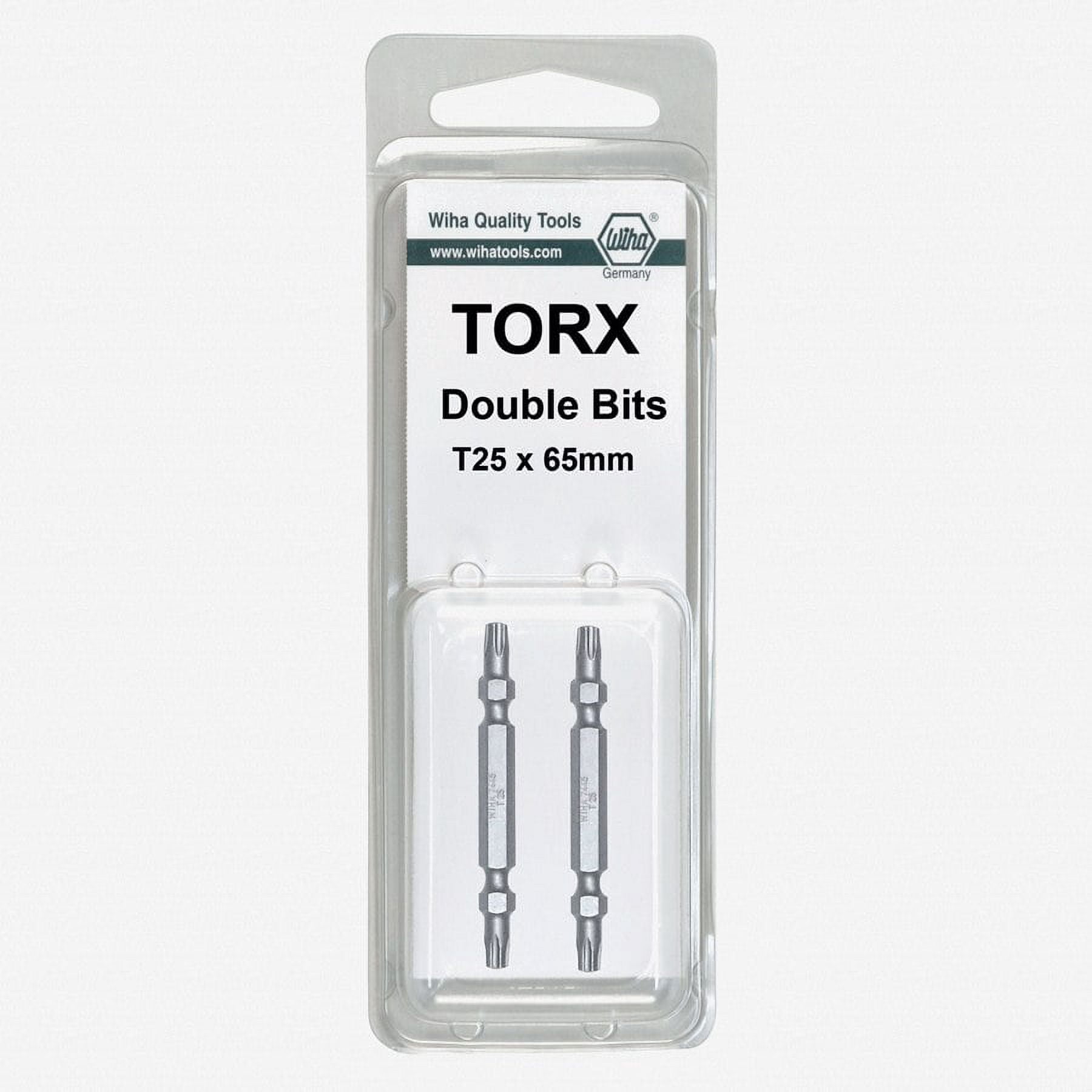 Wiha 74464 T10 x 65mm Torx Double End Bit (2 Pack) - Walmart.com