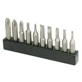 Wiha 75987 Slotted & Phillips MicroBit Set - 10 Piece - Walmart.com
