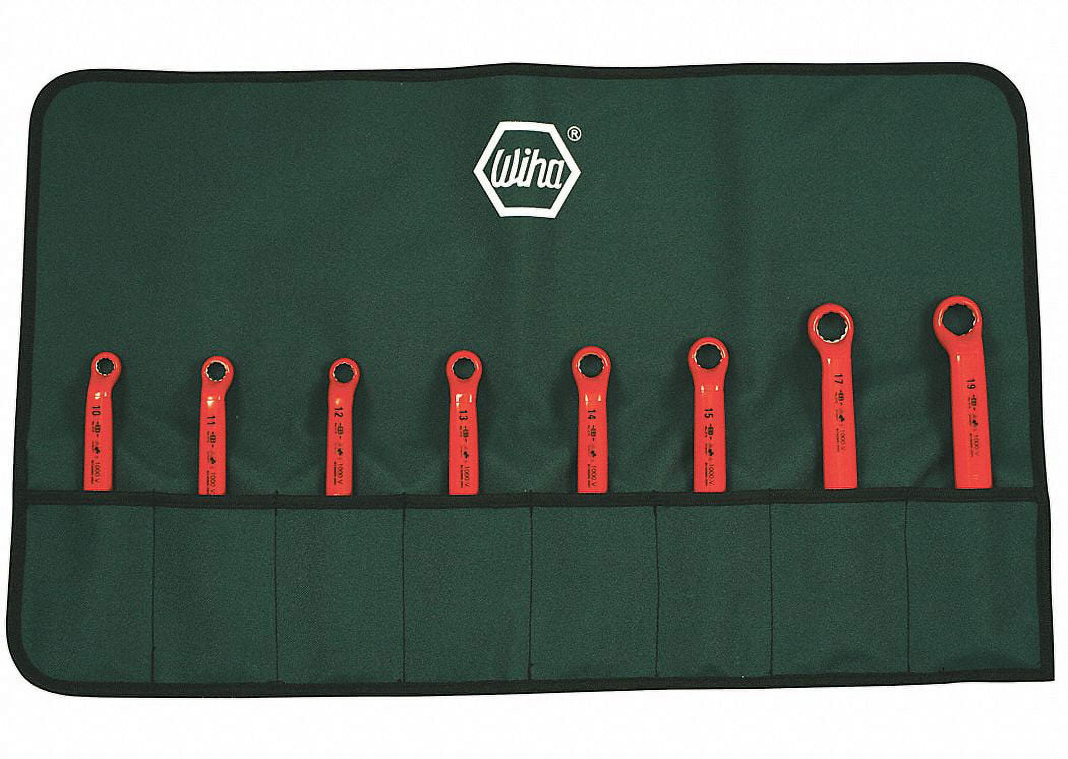 Wiha Box End Wrench Set,Chrome,Offset,SAE 21096 - Walmart.com