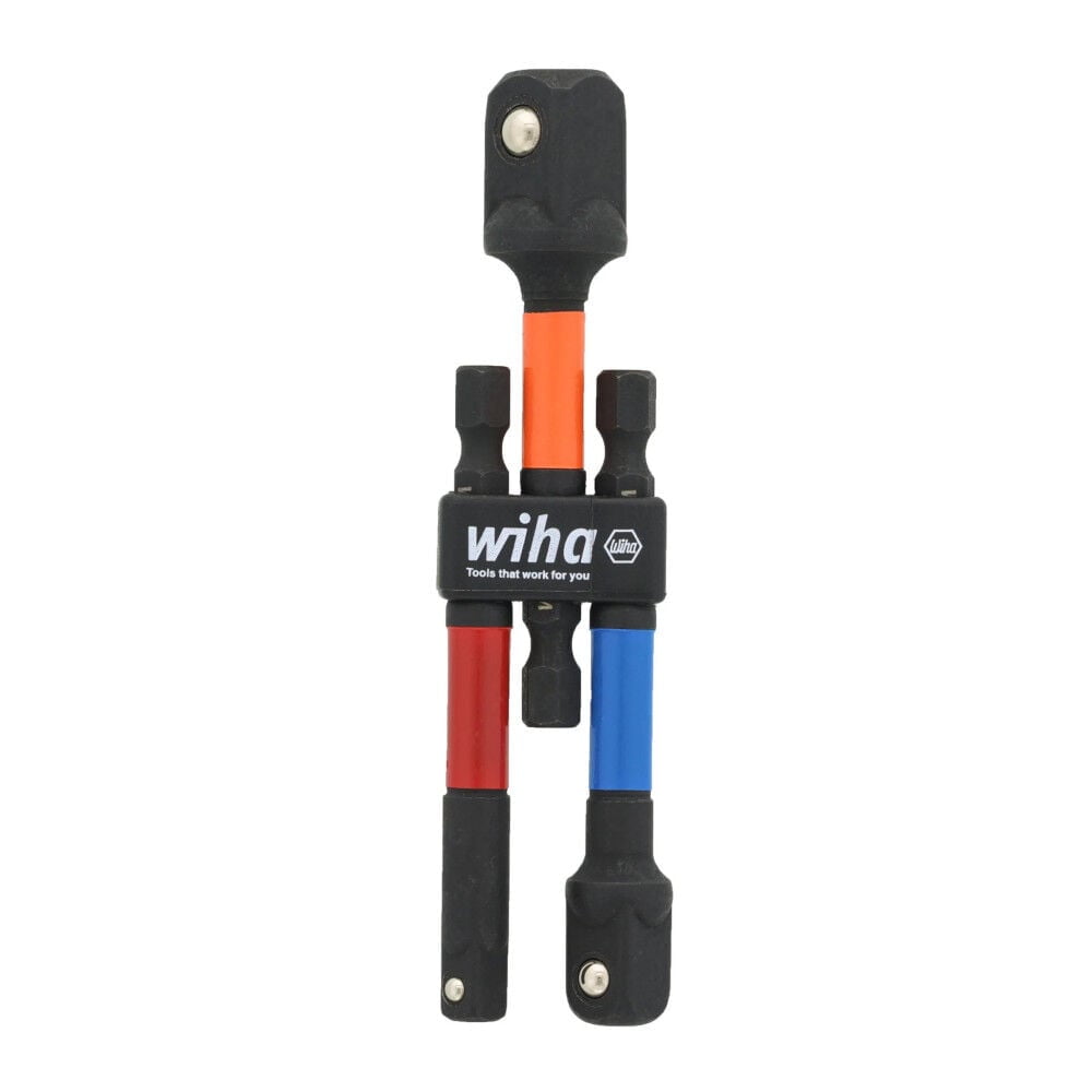 Wiha Color Coded Socket Adapters, 3 Piece - Walmart.com