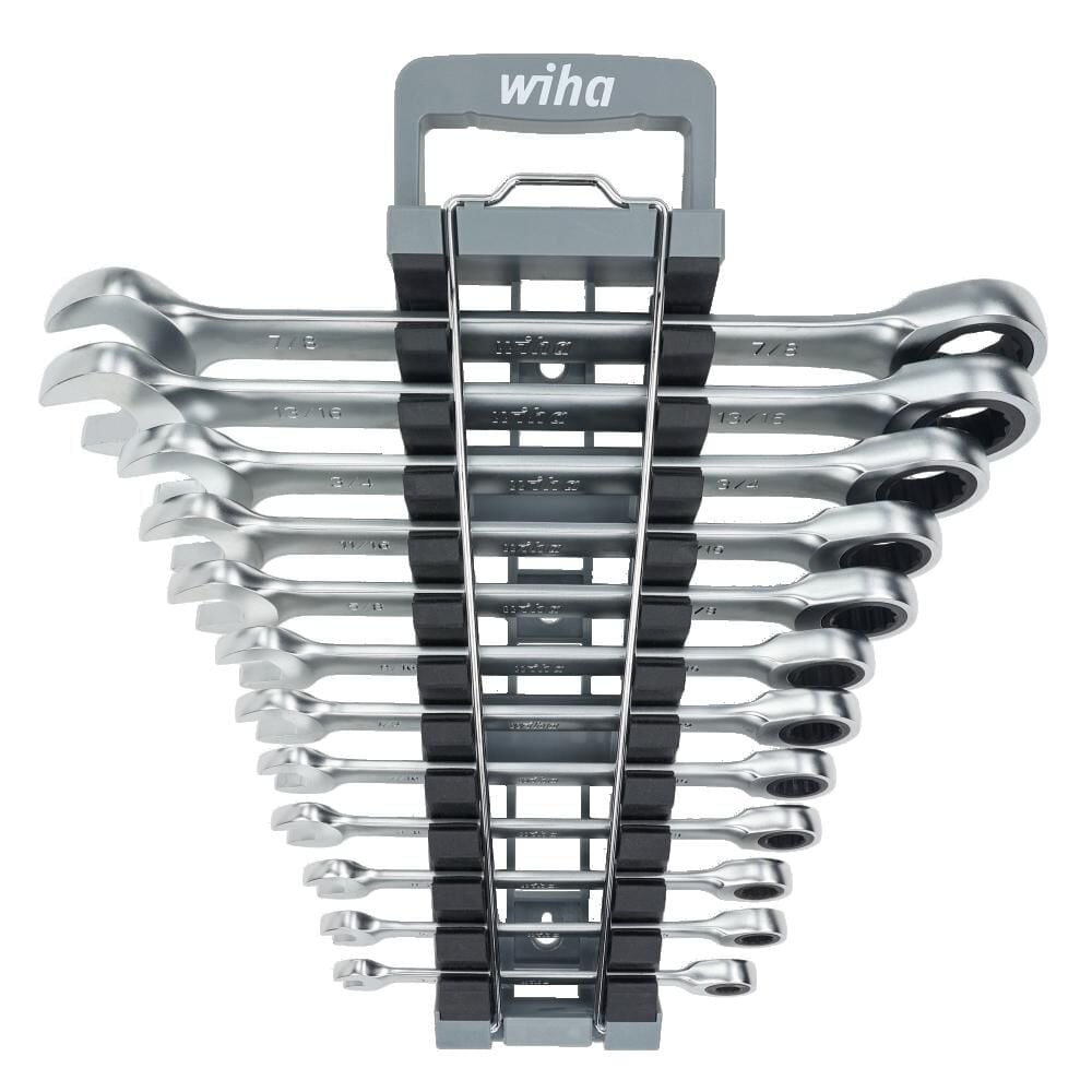Wiha Combination Ratchet Wrench Set, Sae, 12 Pieces - Walmart.com