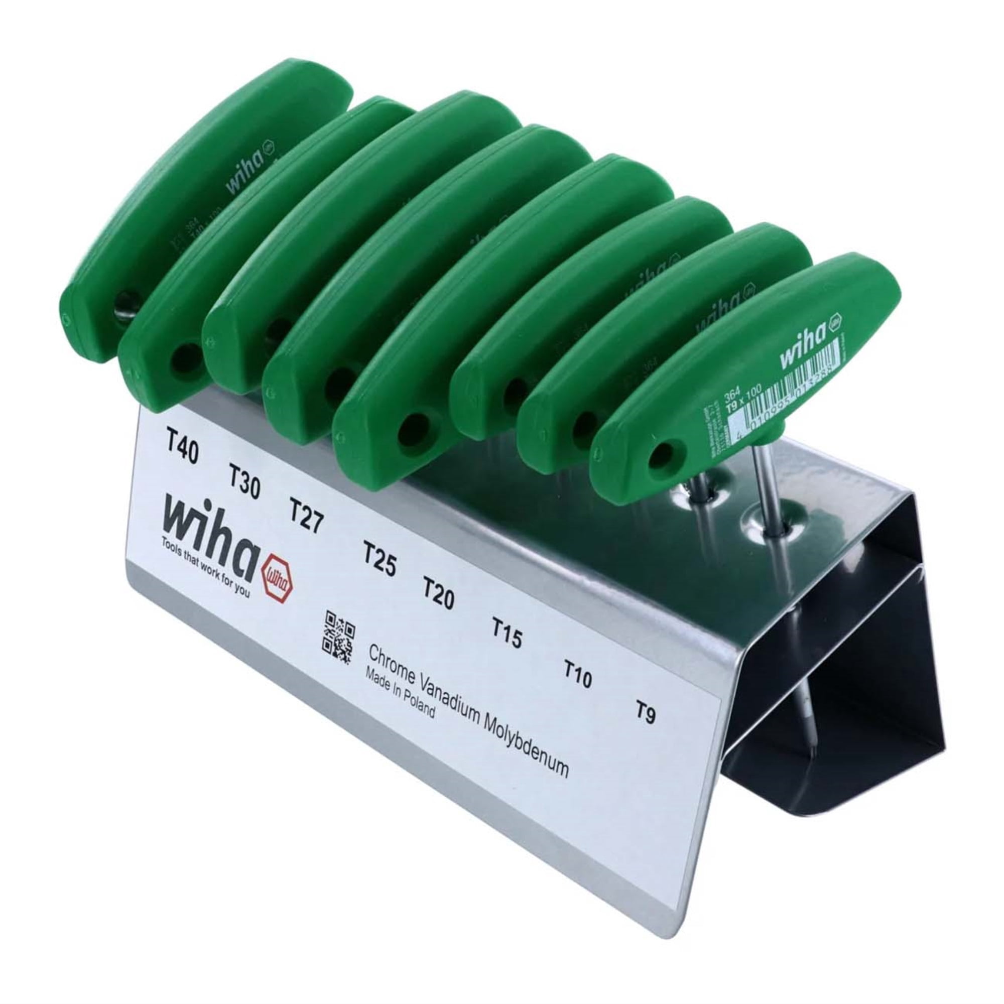 Wiha 36494 8 Piece Torx T-handle Metal Stand Set - Walmart.com