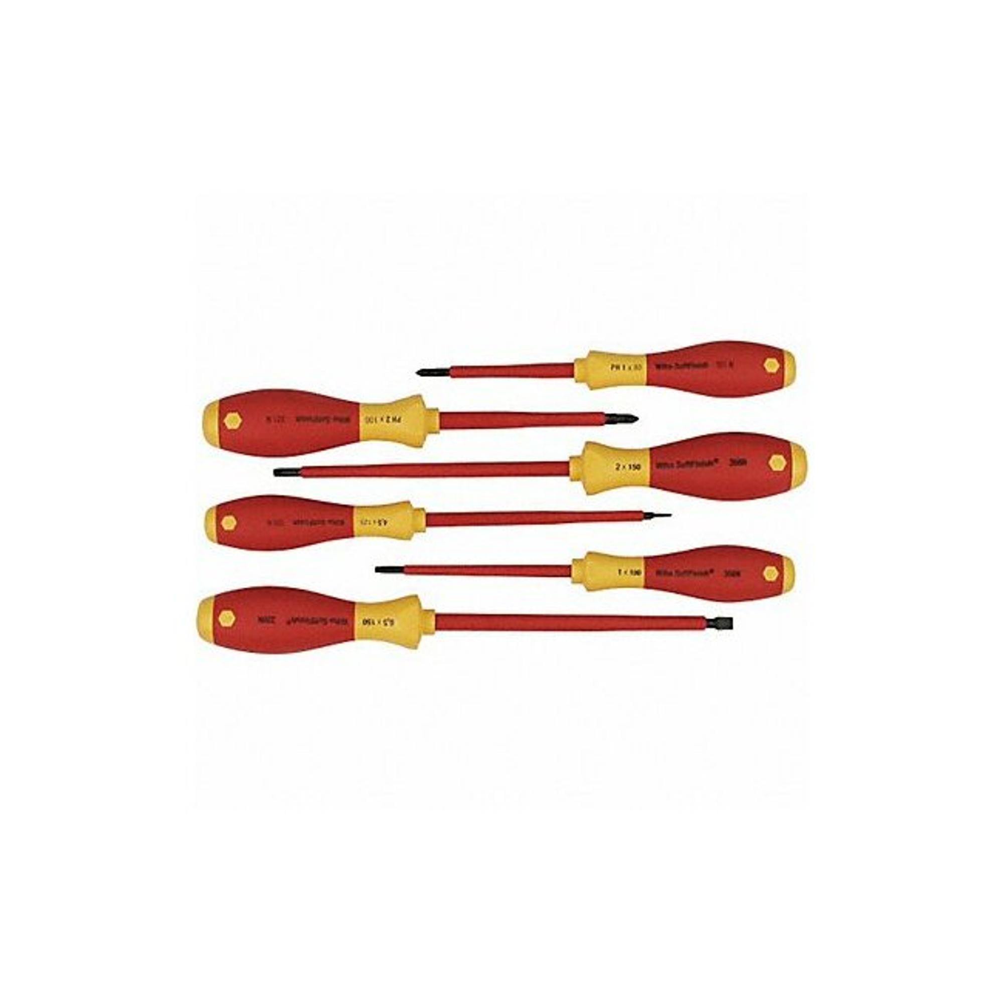 Wiha Insulated Screwdriver Set,NmPcs6 35890 - Walmart Business Supplies