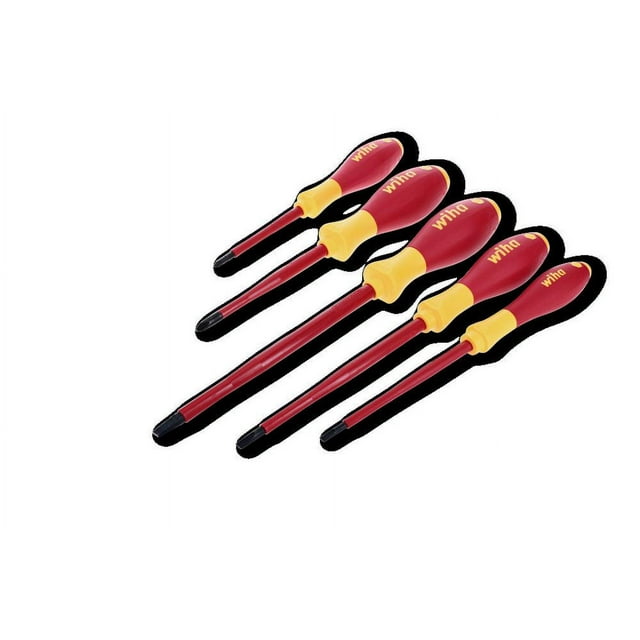Wiha Insulated Softfinish Slotted/phillips Screwdriver Set 5Pc - Walmart.com