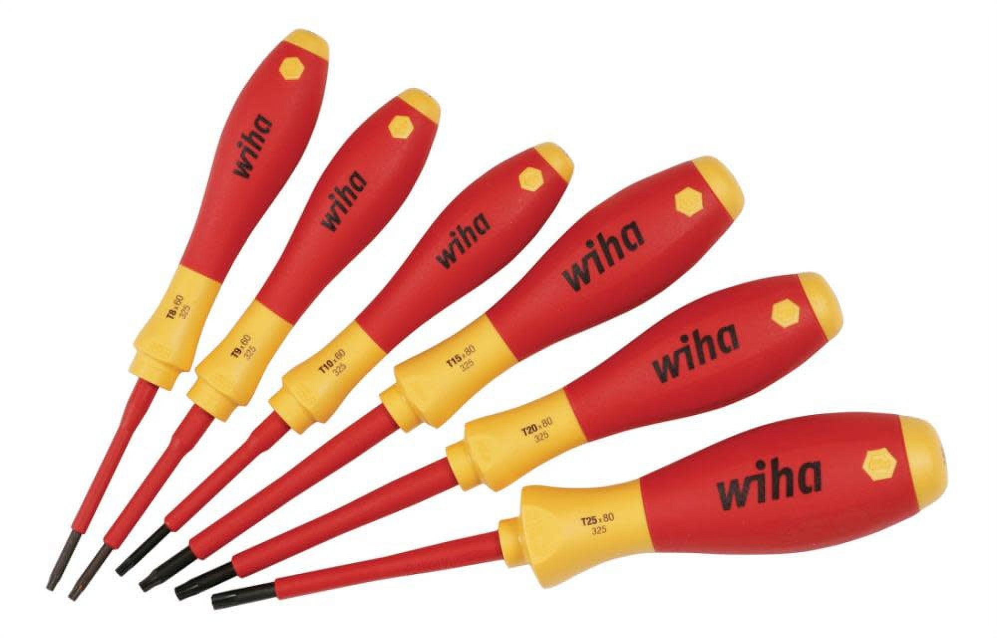 Wiha Insulated Softfinish Torx Screwdriver Set 6 Piece - Walmart.com