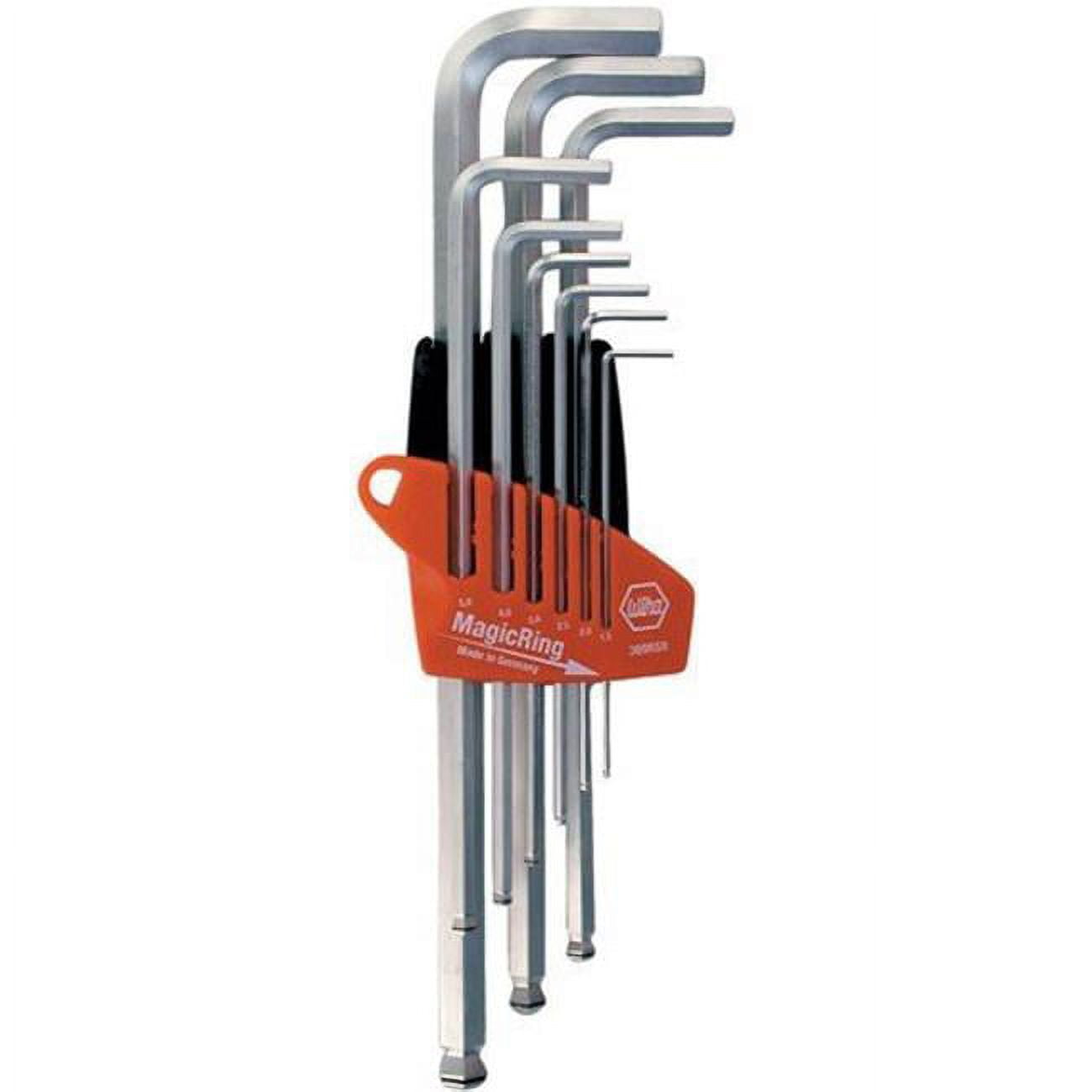 Wiha Magicring Metric Ball End Hex L-Key 9 Pc. Set - Walmart.com