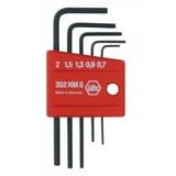 Precision Hex Key Set Wiha 35297 9-Piece Metric L-Key Wrench Set - Long ...