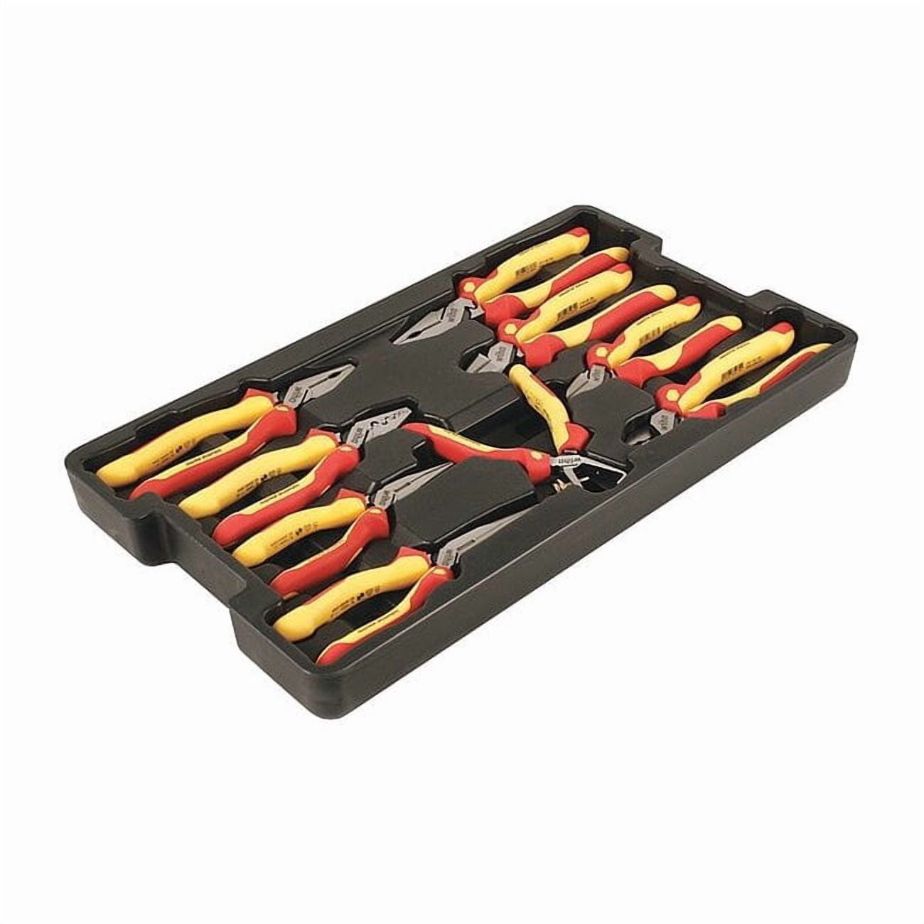 9 Piece Bi-Material Grip Plier Set Insulated Handle 32999 - Walmart.com