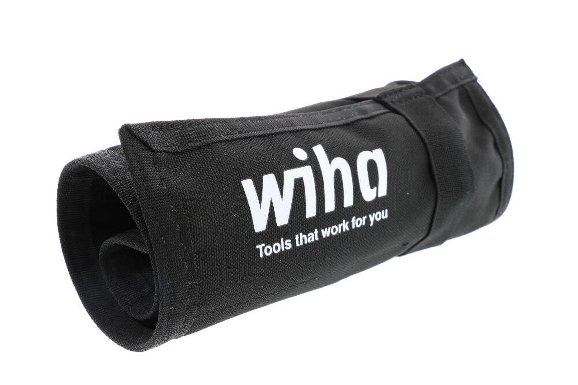 Wiha Roll-Up Tool Pouch - Rugged Polyester Canvas Bag for Organized ...