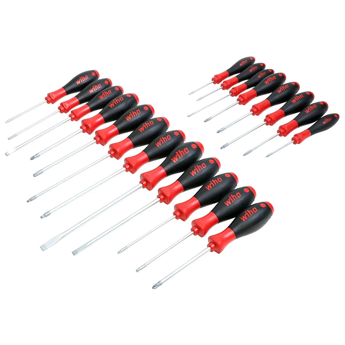 Wiha SoftFinish Cushion Grip Screwdriver Set - 20 Piece Set - Walmart.com