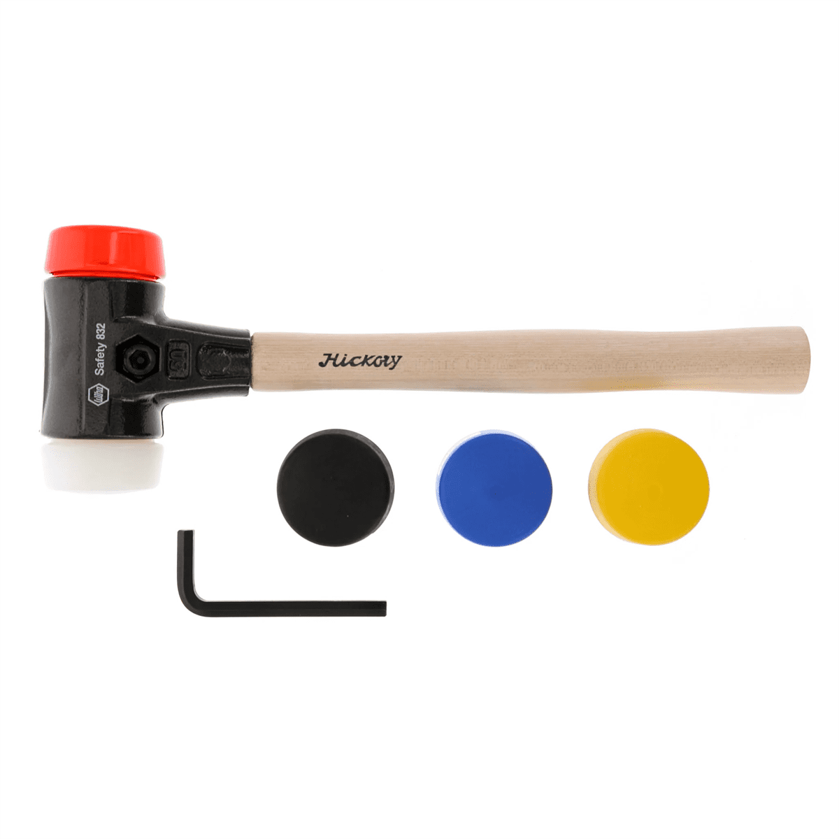 Wiha Tools Malleable Cast Iron Split Head Mallet Set, 7 Piece. Set ...