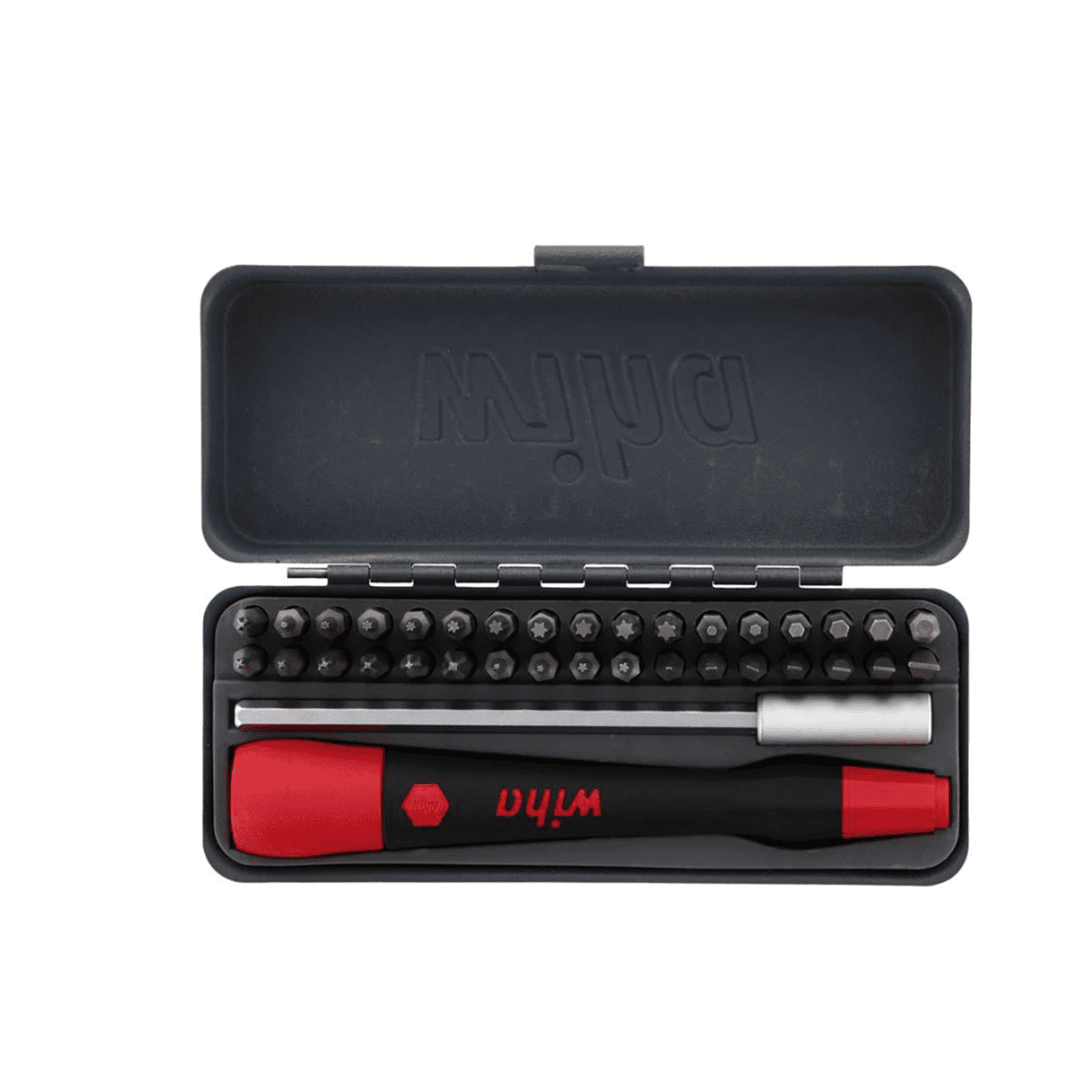 Wiha Tools GoBox Mico Bit Set 36 Piece, 1.1", 28mm, 4mm hex drive ...