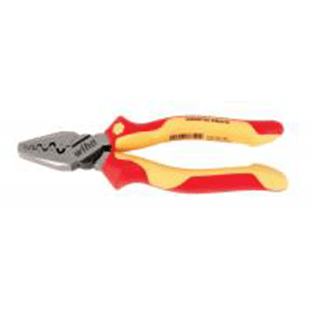 Wiha Tools Insul. Industrial Crimping Pliers 7" OAL. Industrial brushed ...