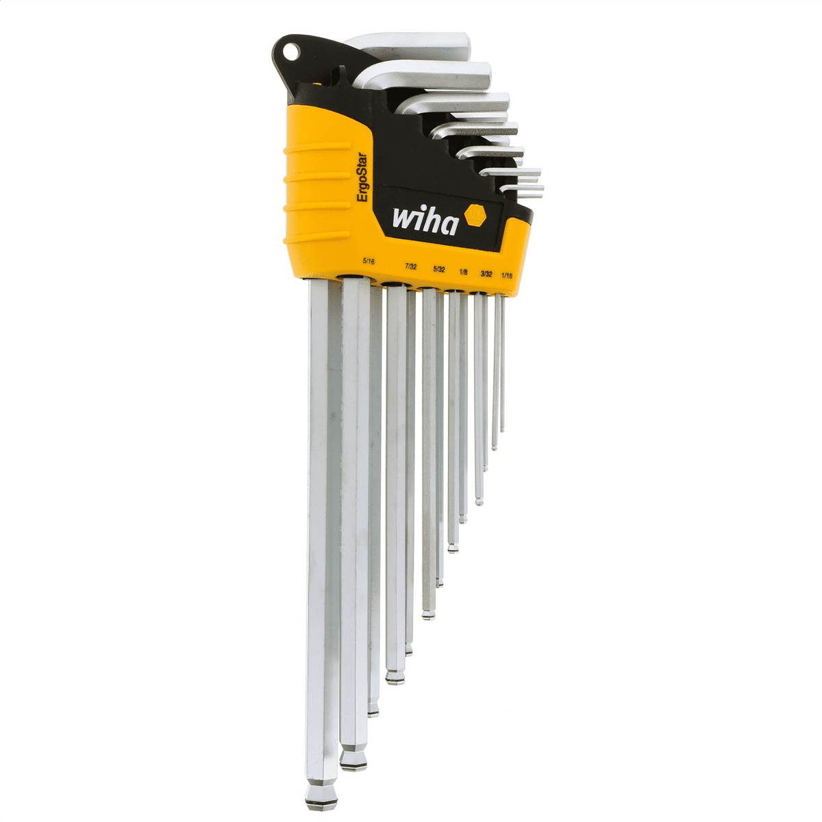 Wiha Tools 13 Pc MagicRing Screw Holding Ball End Hex L-Key Set & SAE ...