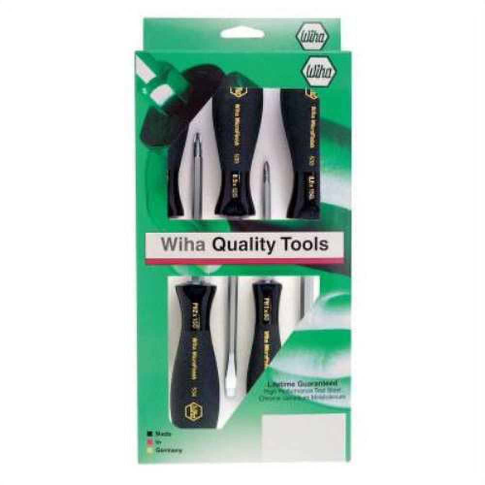Wiha Tools MicroFinish Non Slip Grip Screwdriver Sets, Phillips ...