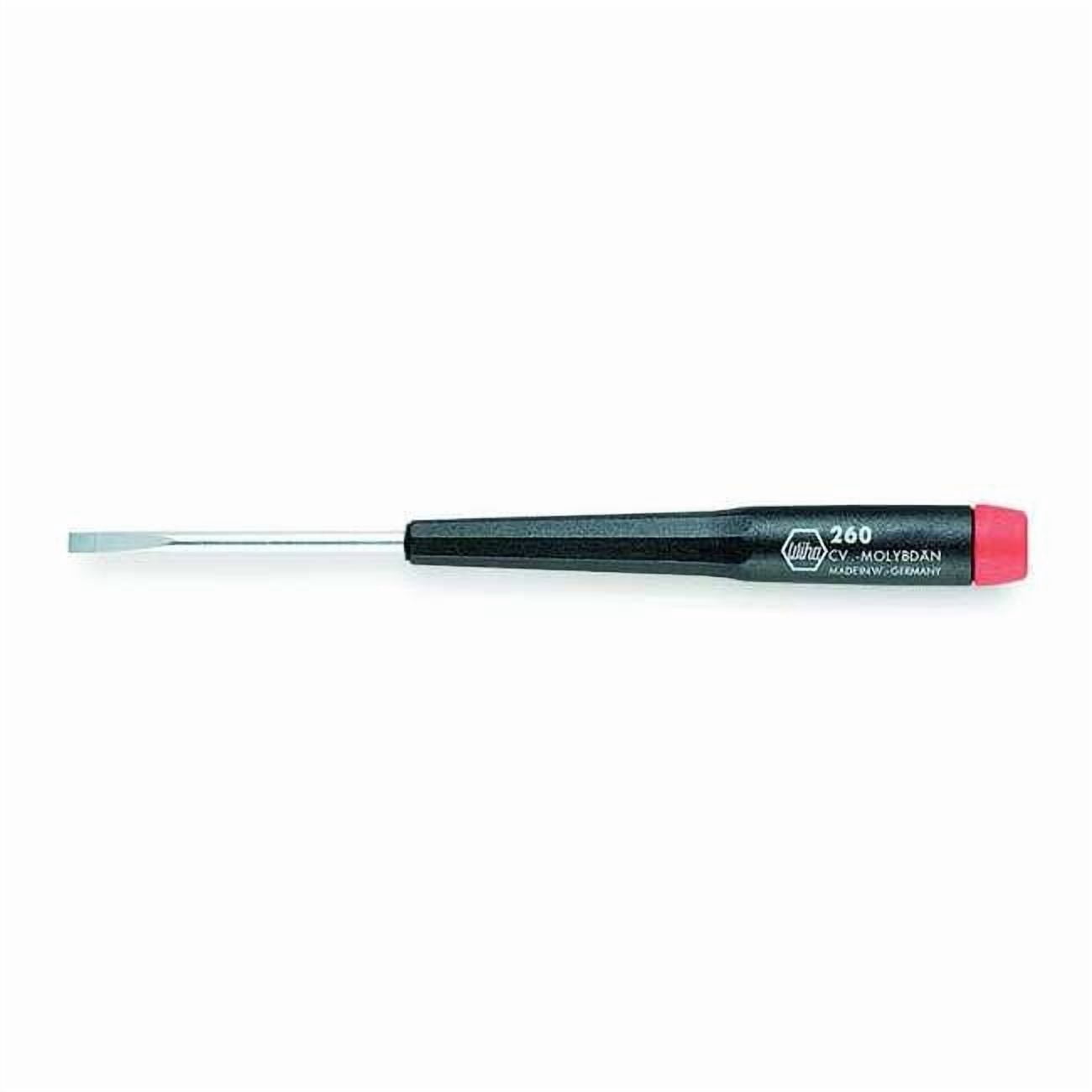 Wiha Prec. Screwdriver, Slotted, 4.0mm x 2-3/8 26040 - Walmart.com