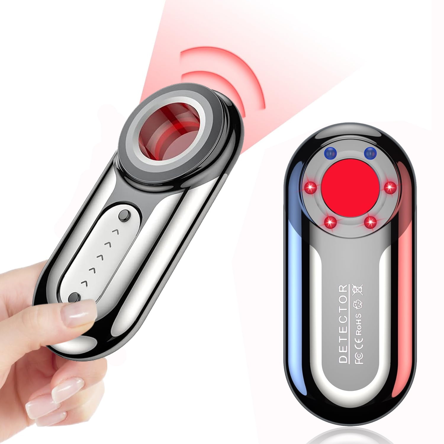 Wiher 4 In 1 Hidden Camera Detector Bug Detector Rf Gps Signal Finder Infrared Scanner