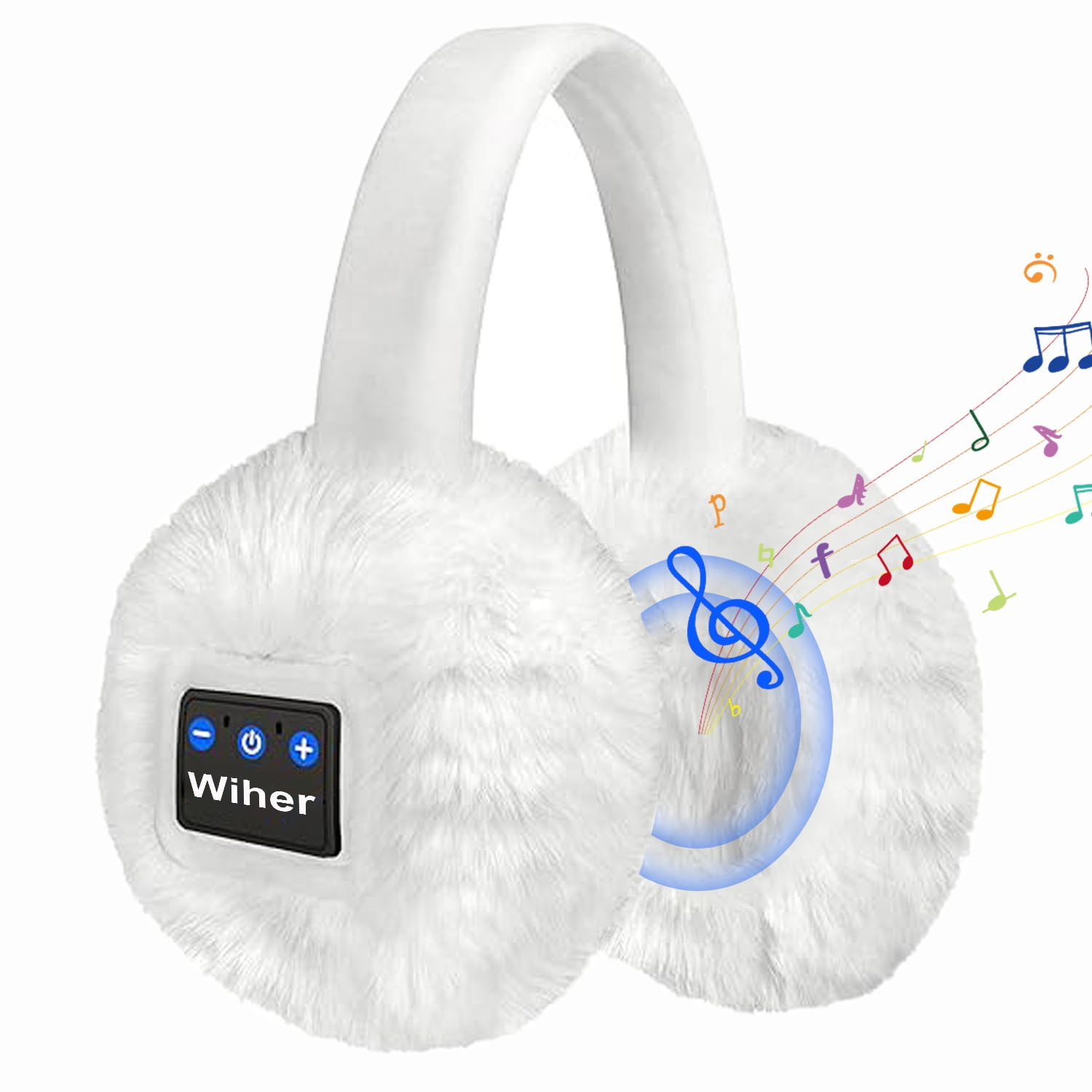 Wiher Bluetooth Ear Muffs for Winter, Wireless Ear Warmers Headphones ...