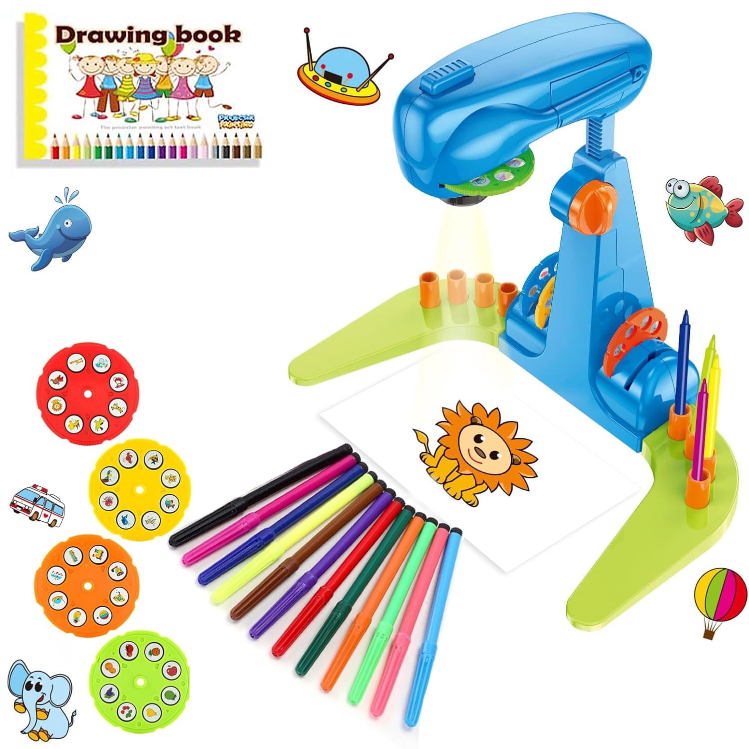 Wiher Kids Drawing Projector, Tracing and Drawing Projector Toys for ...