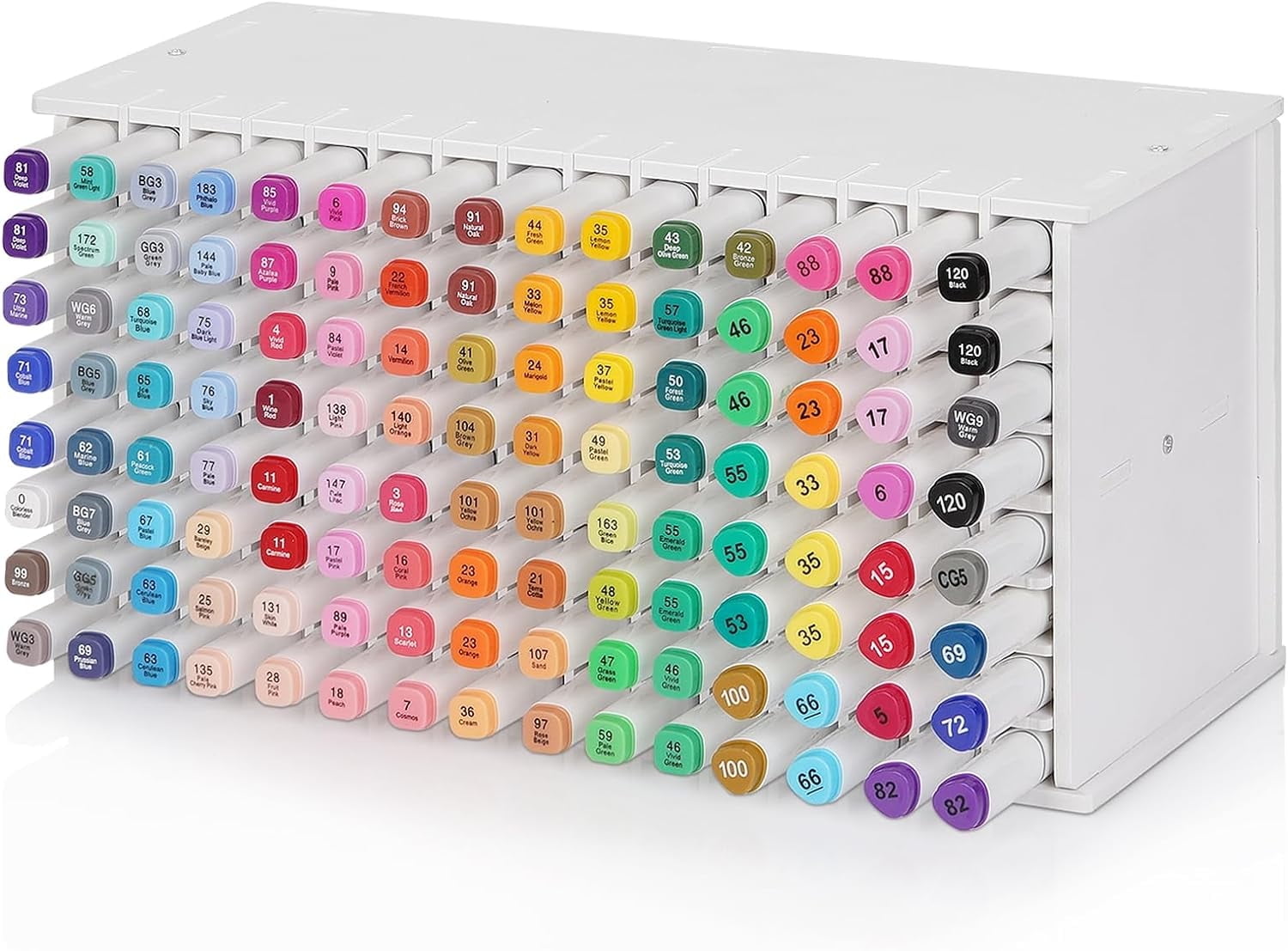 Wiher Marker Storage Organizer Marker Holder 120 Slots Marker Organizer ...