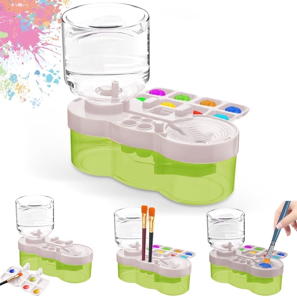 Wiher Paint Brush Cleaner for Kids,Water Circulation Paint Brush with ...