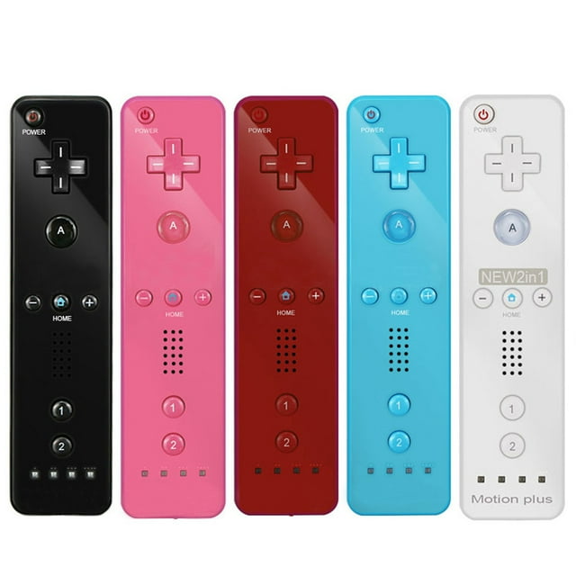 Wii Game Remote Controller Built-in Motion Plus Joystick Joypad for ...