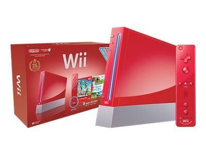 Wii Hardware Bundle - Red (Used/Pre-Owned) - Walmart.com
