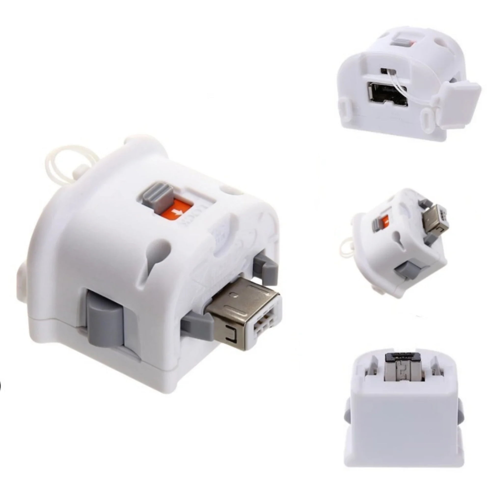 Wii Motion Plus Adapter, 2 Packs Upgrade Motion Attachment for Wii ...