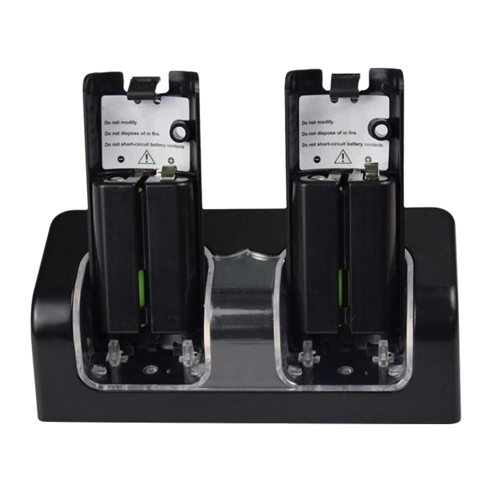 for Wii Remote Battery Charger, Dual Charging Station Dock with Two ...