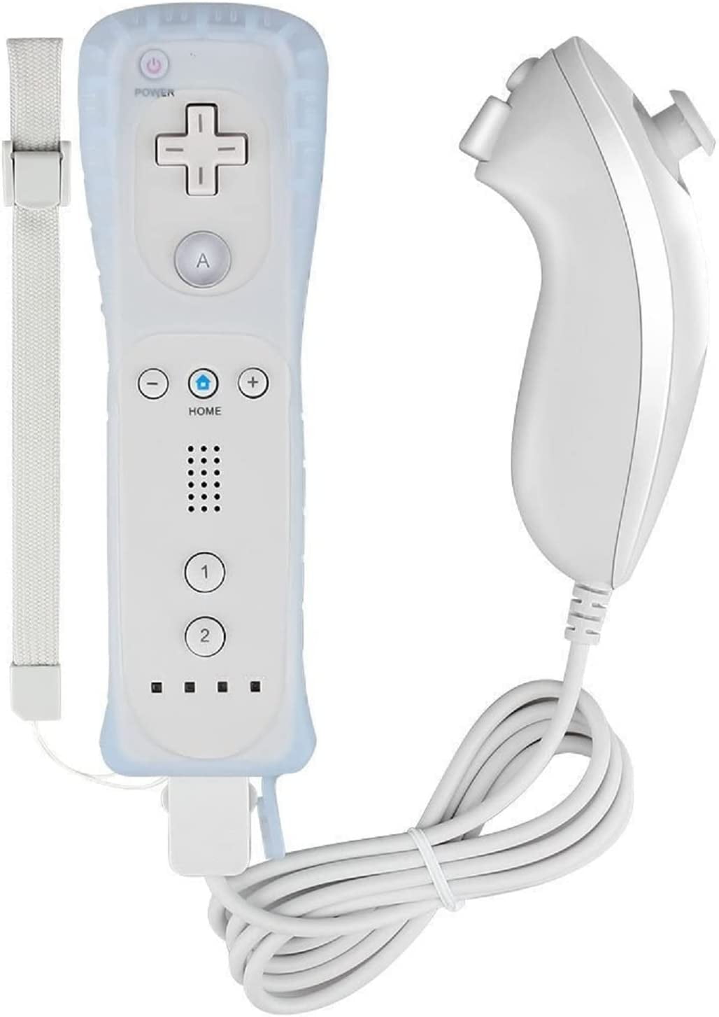 Wii Remote Controller and Nunchuck Compatible with Wii/Wii U Console ...