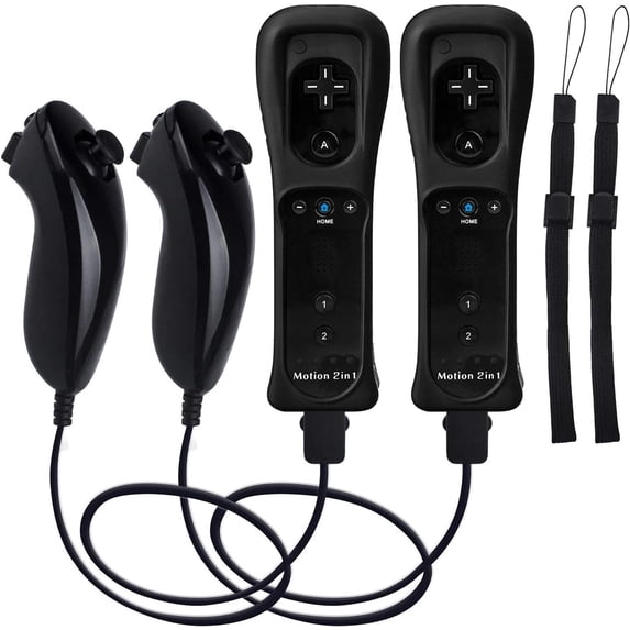 Wii Remote and Nunchuck Controller,Upgrade Wii Wireless Controller ...