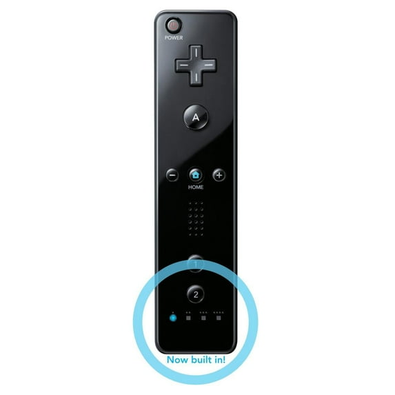 Nintendo Black Wii Remote with Motion Plus Wireless Controller for Wii ...