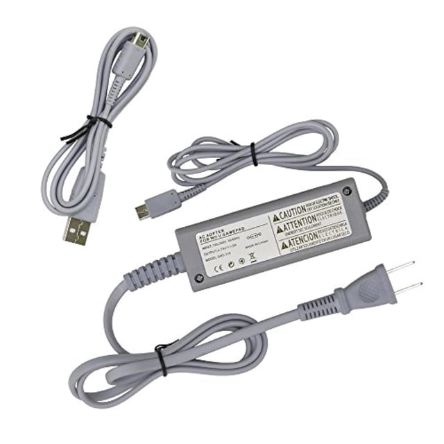 Nintendo Wii U Gamepad Power Charging Adapter, AC Adapter, and Cable ...