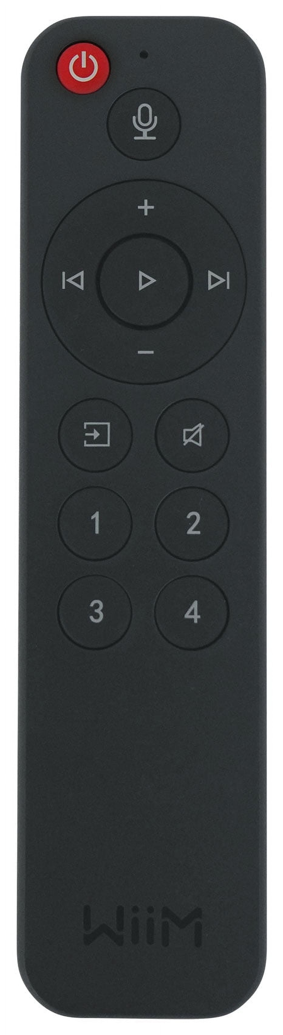 WiiM Voice Remote for WiiM Mini and Pro Audio Streamer, Push-to-Talk, 4 ...