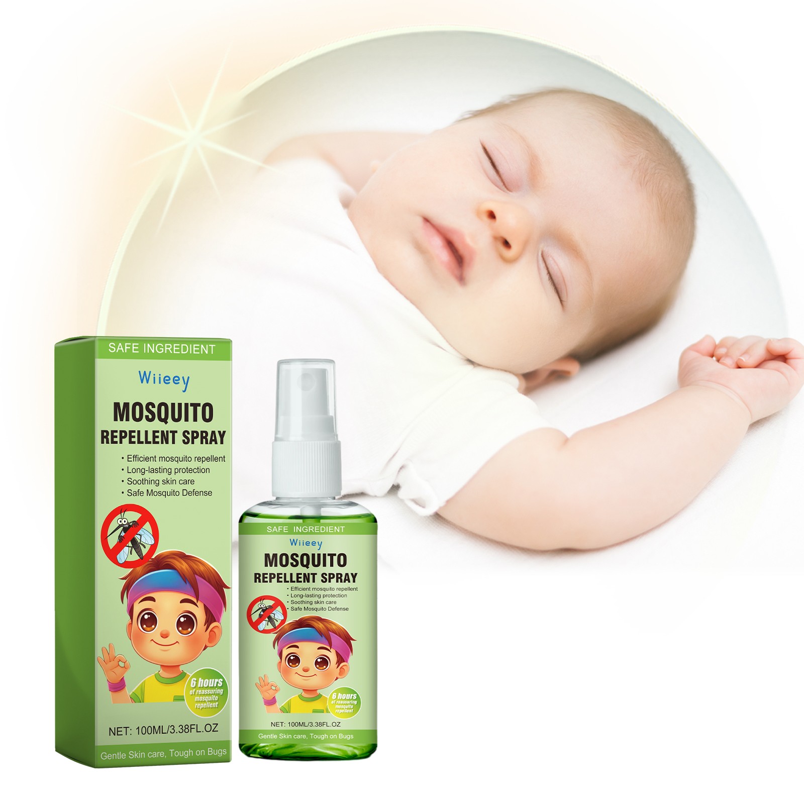 Wiieey Mosquito Repellent and Antipruritic Water 100Ml - Summer Cool ...
