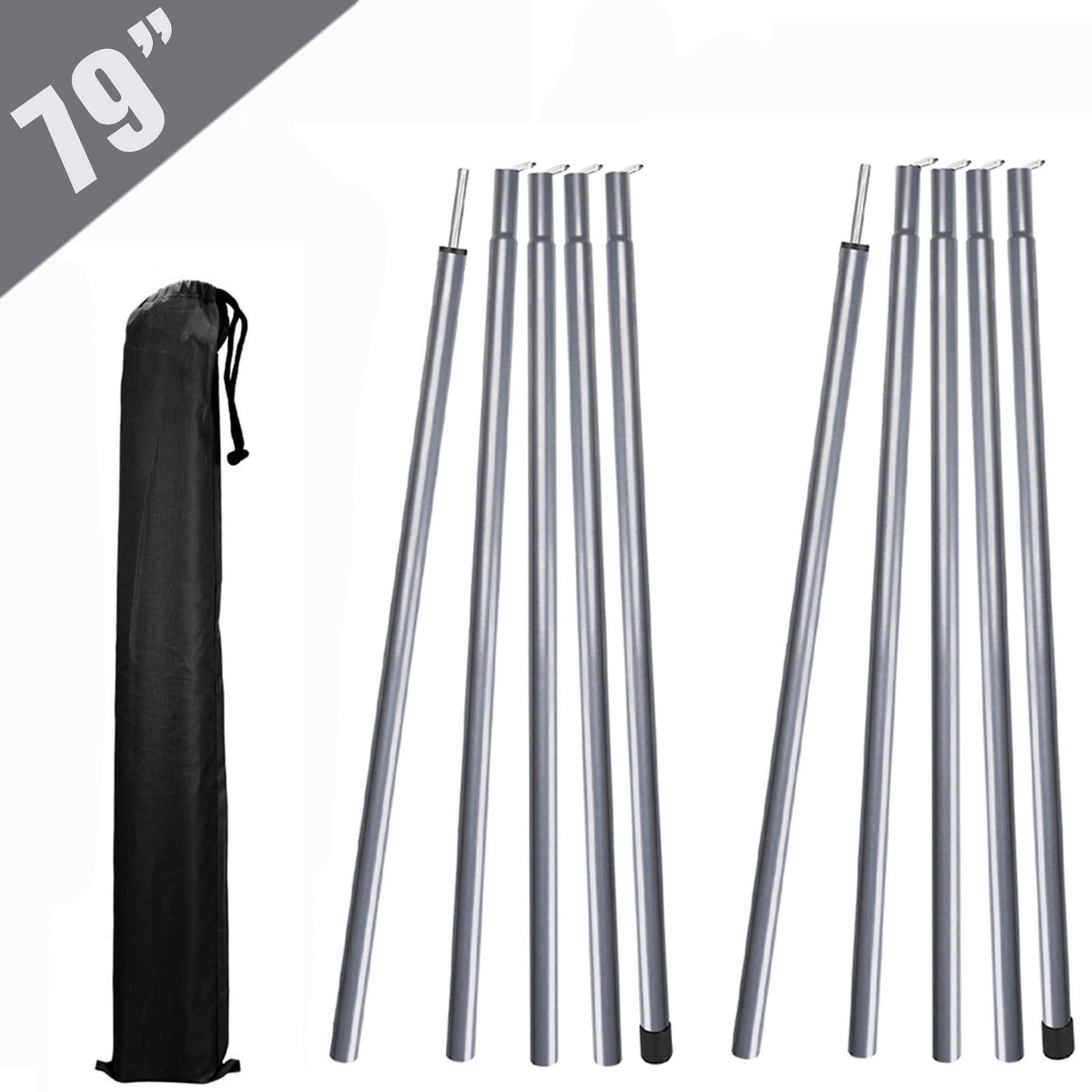 Wiipahome Tent Pole 79 Inches ,Telescopic Adjustable Length Poles for ...