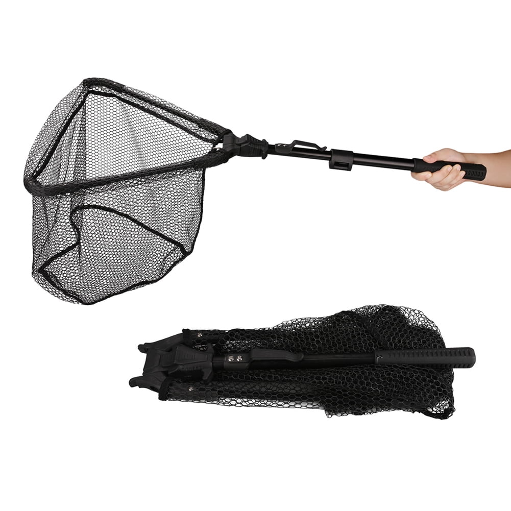 Wiipara Fishing Net with Folding and Telescoping Pole Handle, Fishing ...