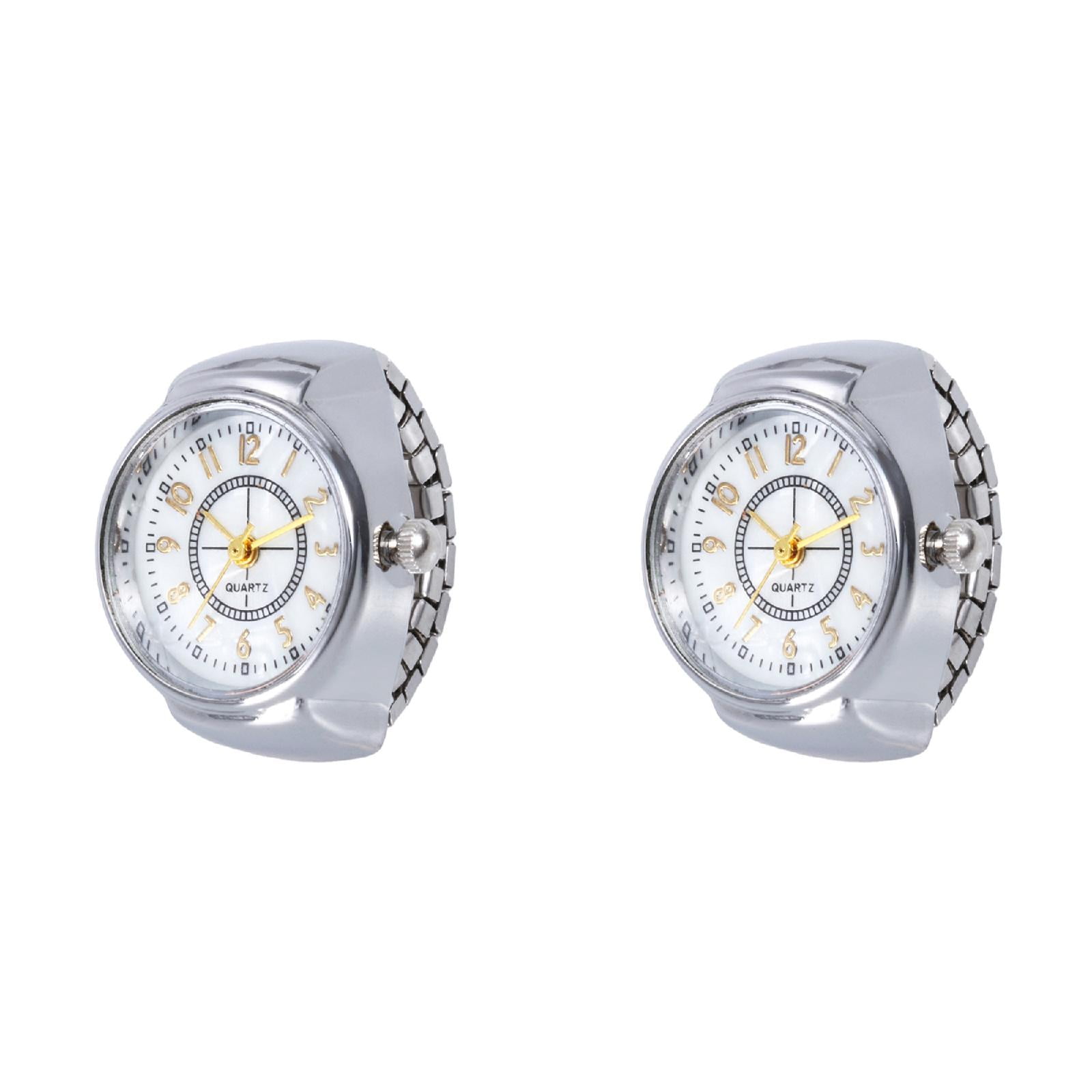 Wijhcboe 2 Pack Dial Digital Analog Watch Quartz Analog Watch Creative ...