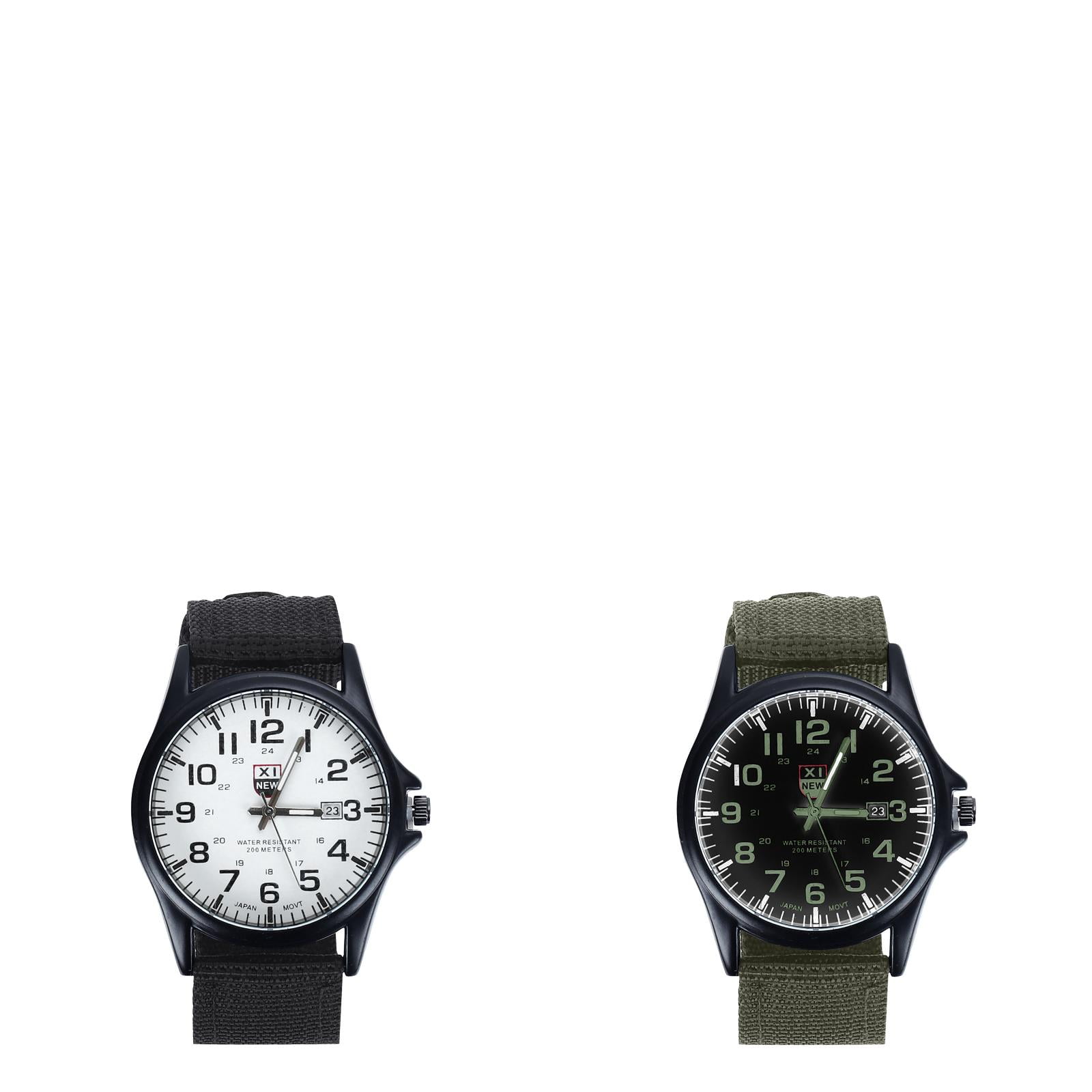 Wijhcboe 2 Pack Quartz Digital Watches for Women Watch Outdoor Wrist ...