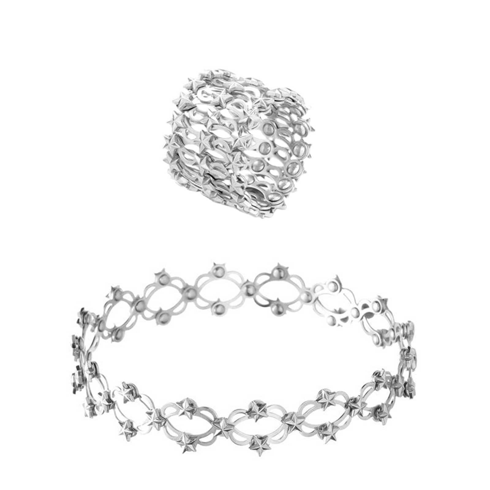 Wijhcboe Adjustable Transform Bracelet Cool Rings for Men Ring Folding ...