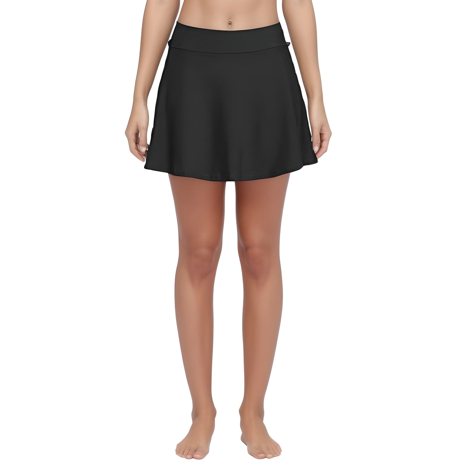 Wijhcboe Women Bikini Bottom Front Tie Skirt Set Tankini Swim Skirt ...