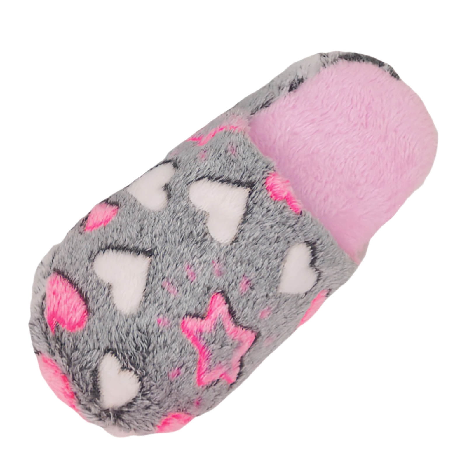Wijhcboe Women on Microwave Slippers for Women Furry Plush Flat Home ...